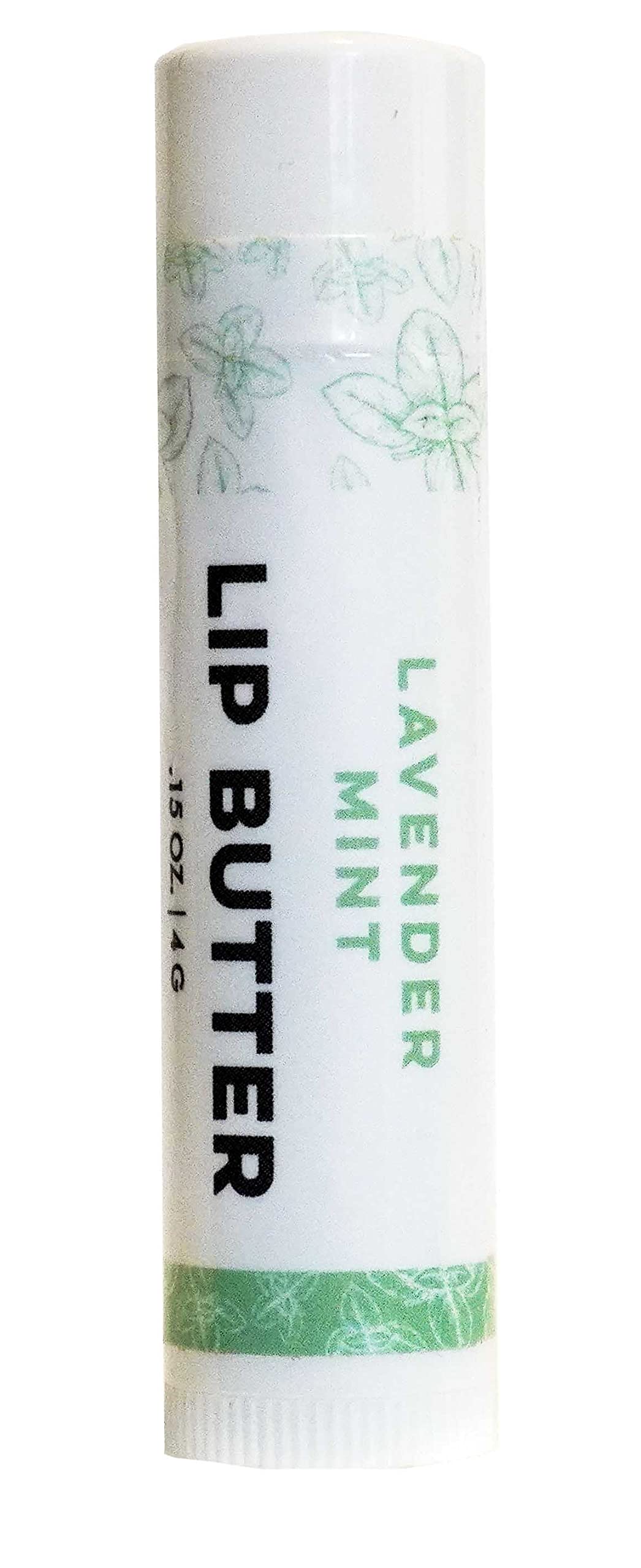 All-Natural Lavender Mint Lip Butter - Organic Cold-Pressed Oils & Beeswax to Soothe & Protect - Lip Balm Handmade in USA by DAYSPA Body Basics