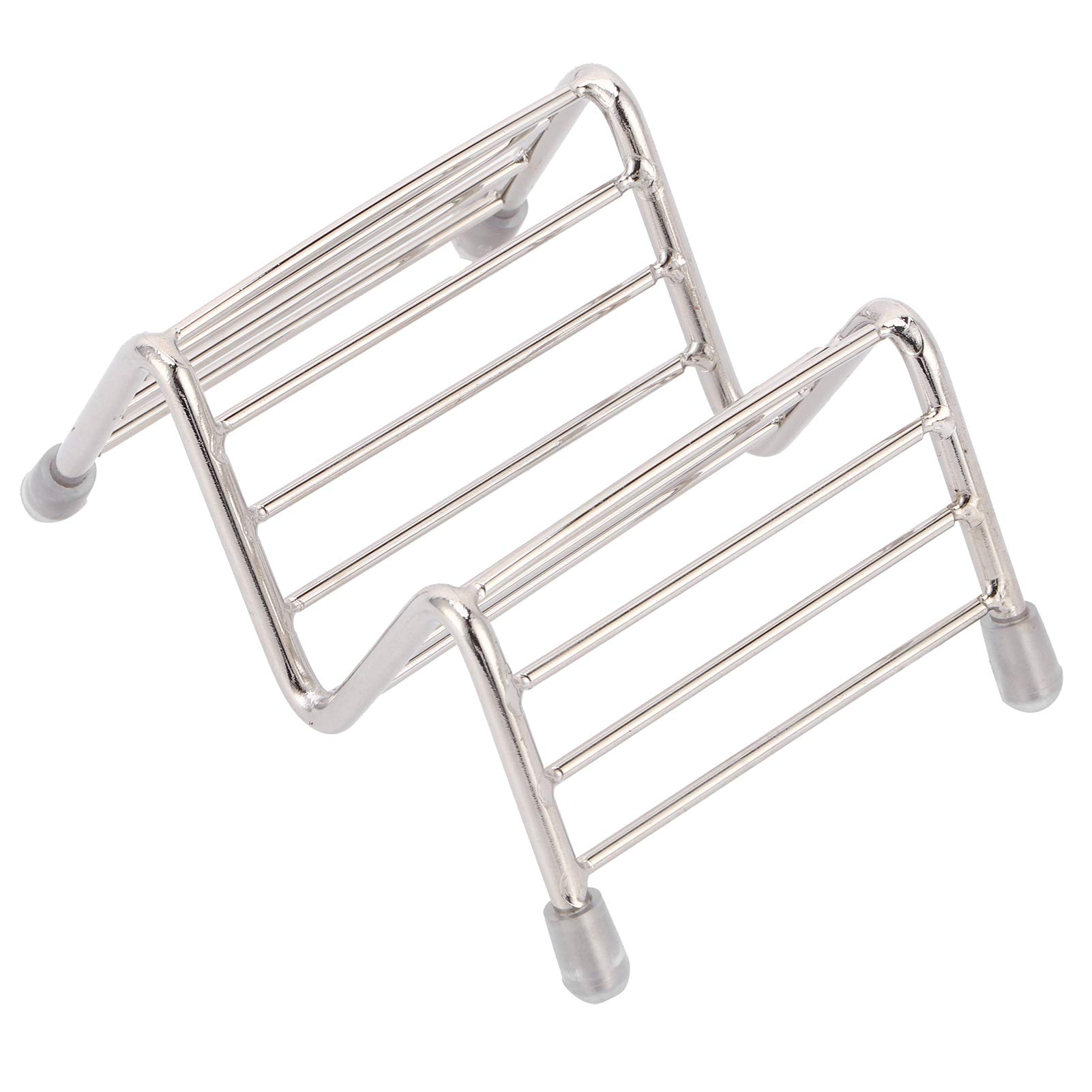 Aqur2020 304 Stainless Steel Taco Holder Corrosion Innovative Pancake Stand Tray for Kitchen Restaurant Suitable for Home Kitchens And Restaurants(1#)