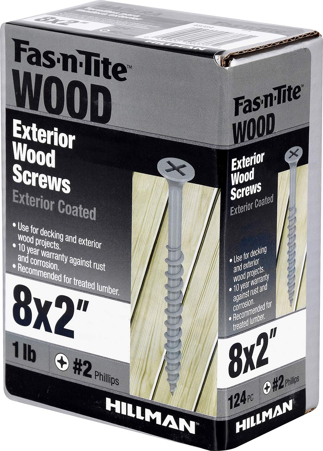 HILLMAN FASTENERS 48384 LB 2x8 Extension PH Wood Screw