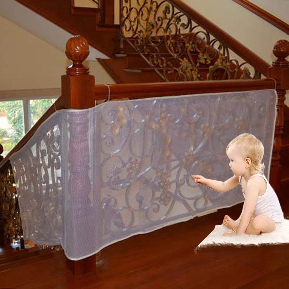 HILTOW Balcony Stairs Safety Net for Children (118inch, Thick)