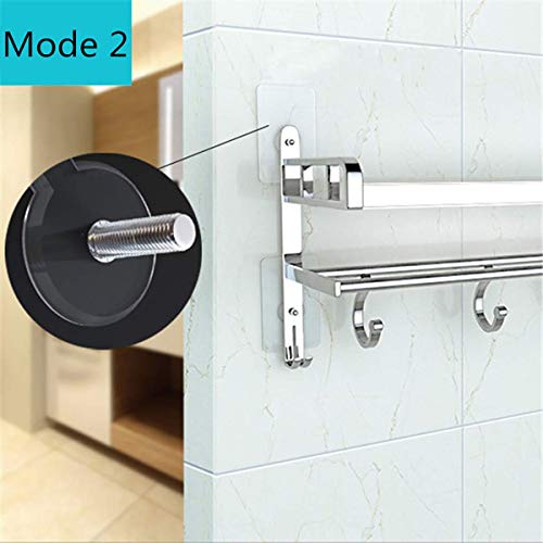 Vilihkc 10 pcs PVC Adhesive Nails Wall Poster Non-Trace Stick Wall Hook Durable Practical Transparent Strong Adhesive Screw Wall Nail