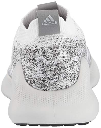 adidas Men's Purebounce+, White/White/Carbon, 7 M US