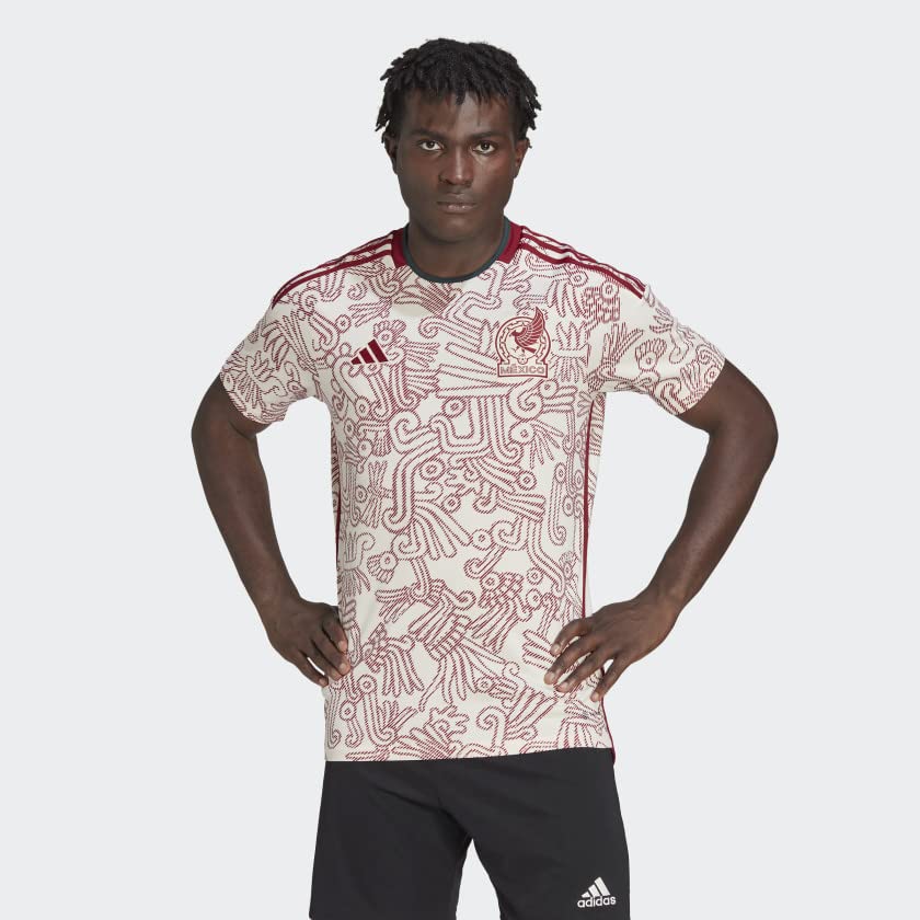 adidas Mexico 22 Away Jersey Men's, Beige, Size L