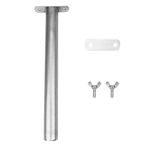 Birds Perch- Toys Portable Cockatiel Molar Stainless Stand- Parakeet Parrots Claw Grinding Silver Sticks Stand Supplies Stick Accessories Platform, Cage Perch Bird Steel Bar Shelf