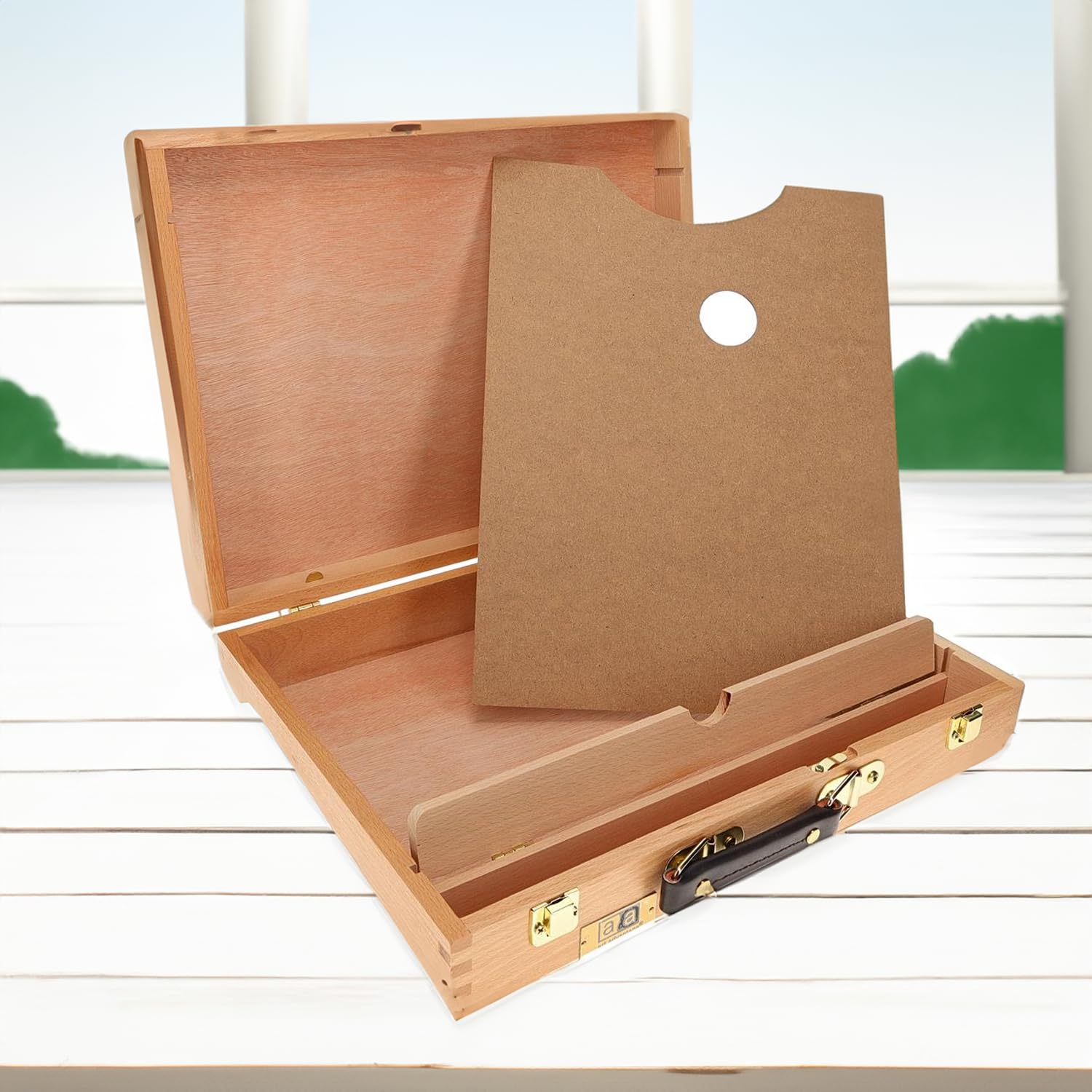 Art Advantage Wood Art Box 15.5x3.13x11.75 Medium