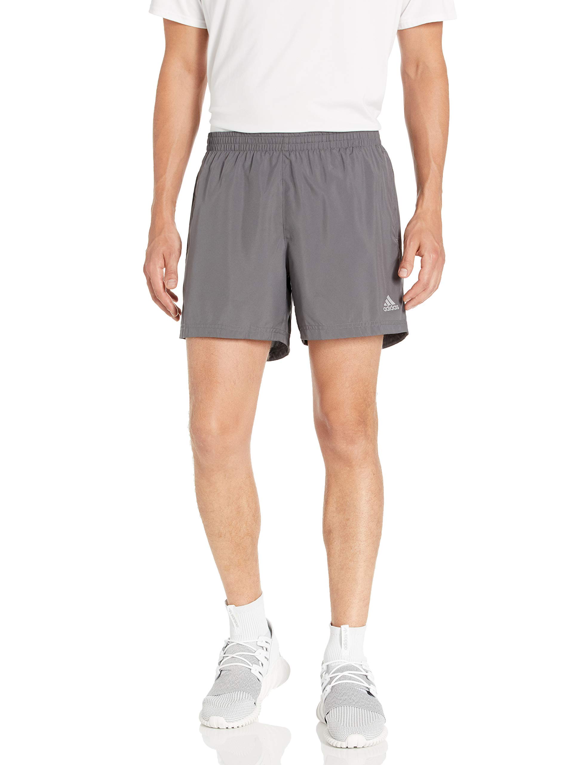 adidas men's Run It Short, Grey, XX-Large