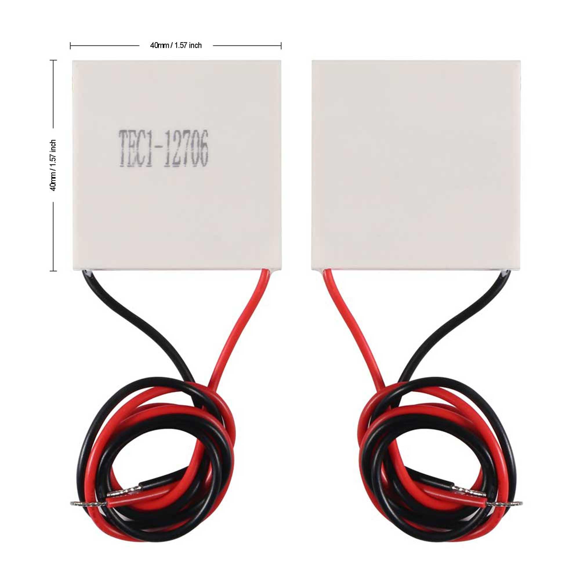 ALAMSCN 3 Sets TEC1-12706 Semiconductor Refrigeration 12V 6A Heatsink Thermoelectric Cooler Cooling Peltier Plate + Aluminum Heatsink + 12V Cooling Fan