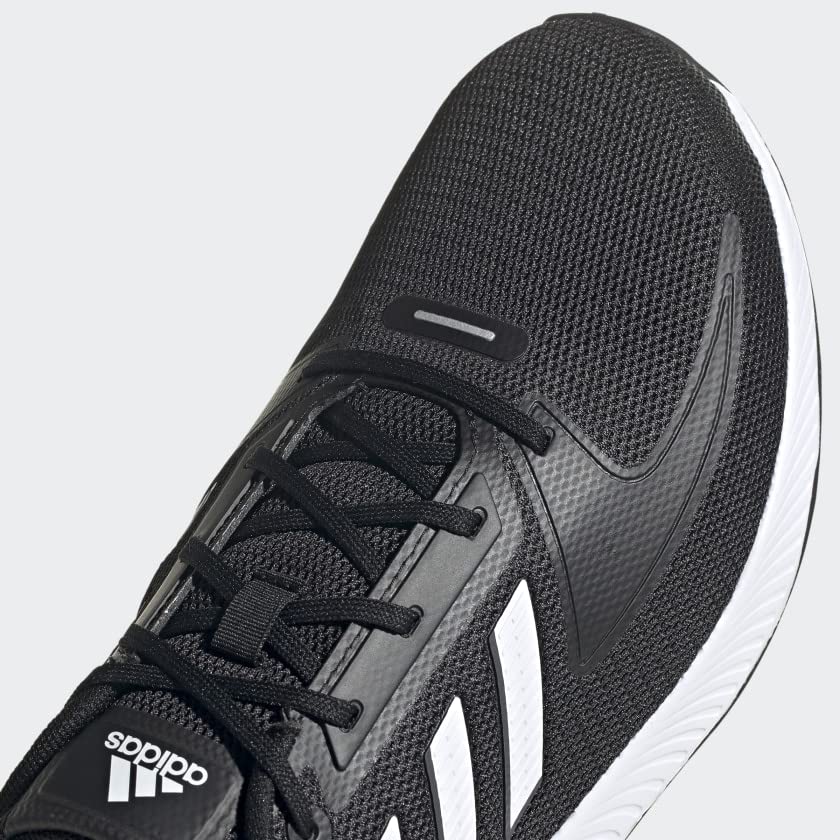 adidas Men's Runfalcon 2.0 Running Shoe, Black/White/Grey, 11