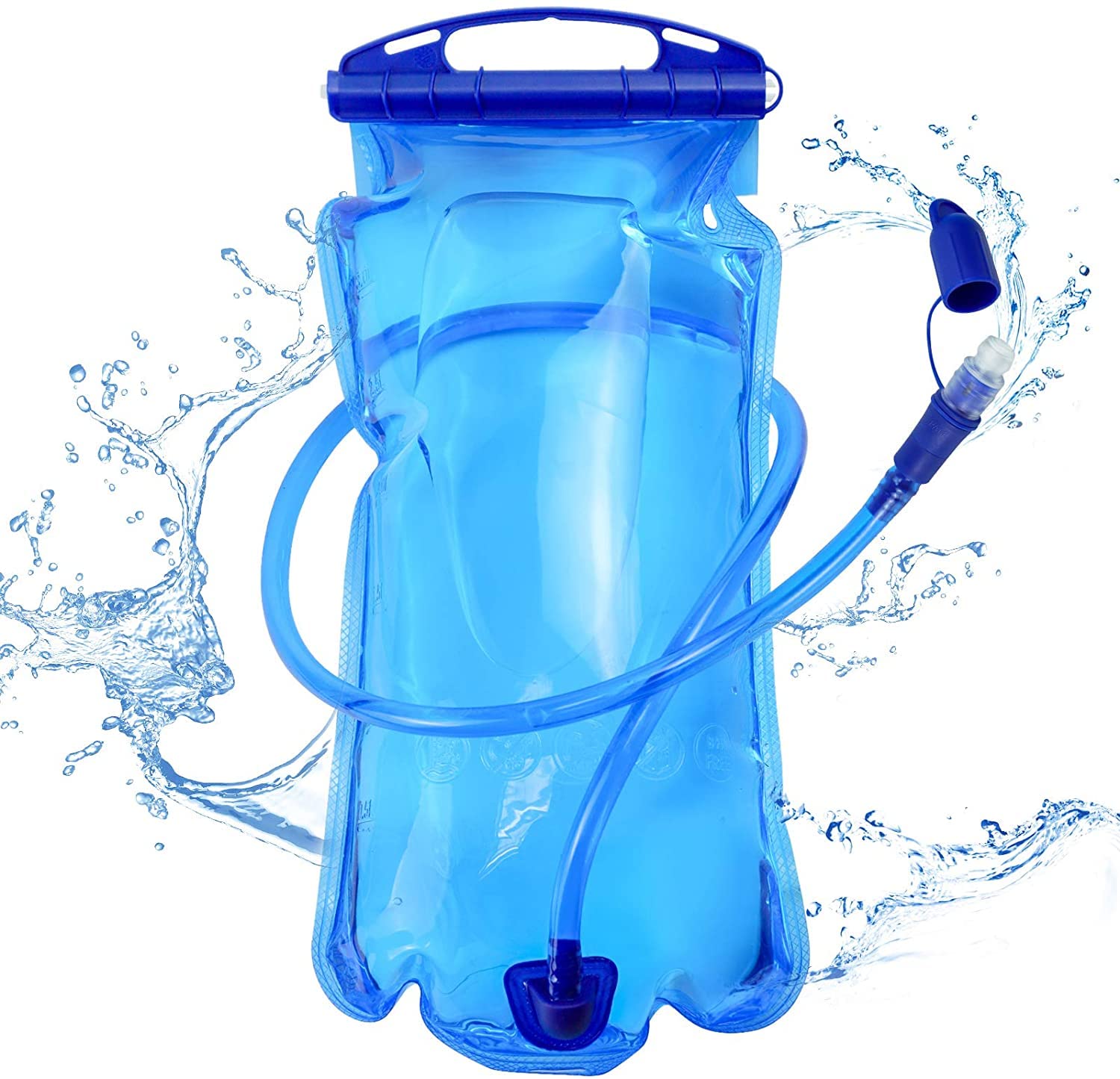 AFISHTOUR Hydration Bladder, 3L Water Bladder for Hydration Pack, 100oz Leakproof Hydration Pack Water Bladder, Hiking Hydration Bladder for Backpacks
