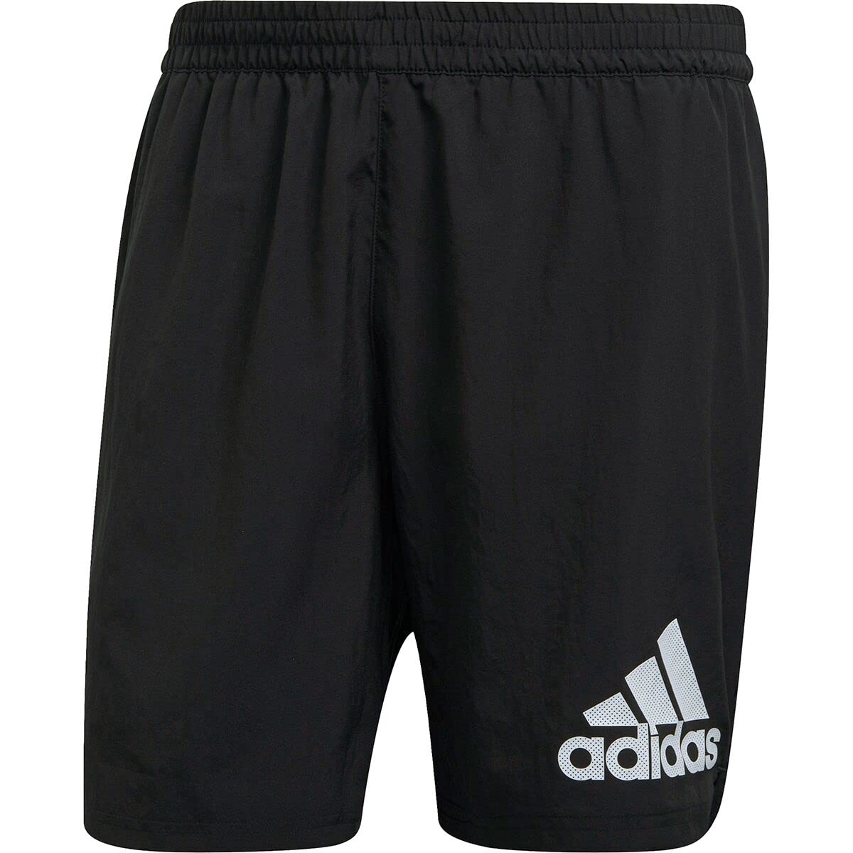 adidas Men's Run It Shorts, Black (Logo), Medium