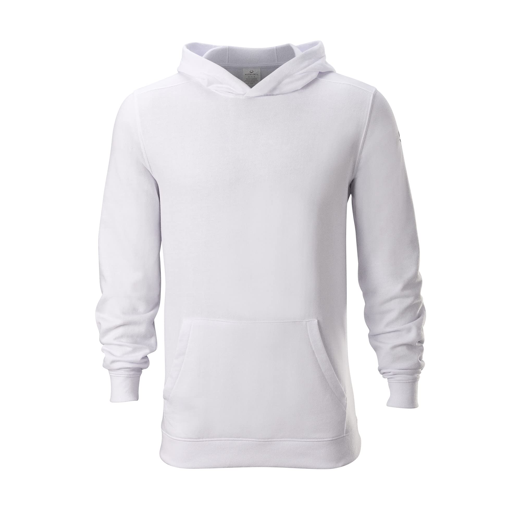 EvoShield Boys' Sideline Hoodie Relaxed Fit, Team White, Small