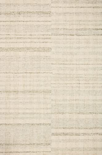 Loloi Chris Loves Julia Chris Collection CHR-02 Natural/Sage 5'-0" x 7'-6", .50" Pile Height, Area Rug