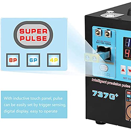 ALSUP Capacitor Energy Storage Pulse Welding Machine,4.3 KW High Performance Battery Portable Handle Spot Welder Welder Welder for Lithium Batteries CE Certified