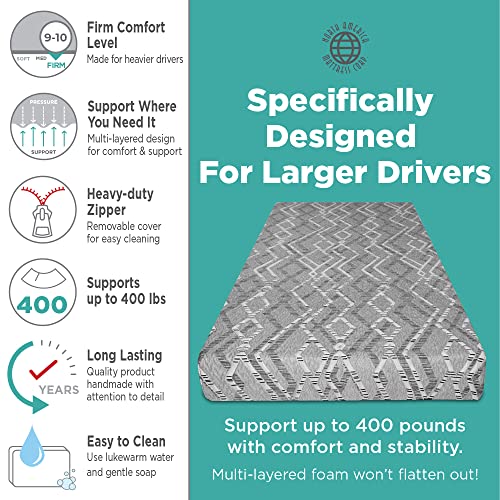 Big Trucker-Firm Layered Foam Truck Mattress Specifically Designed for Larger Drivers, 80" x 38" x 7"