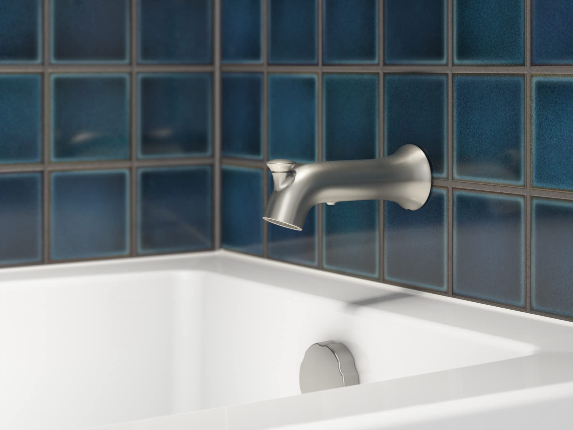 KOHLER TS27391-4G-CP Simplice Rite-Temp Bath and Shower Trim Set with Single-Function Showerhead 1.75 GPM, Diverter Bath Spout, Wall-Mount Shower Head and Bath Faucet, Polished Chrome