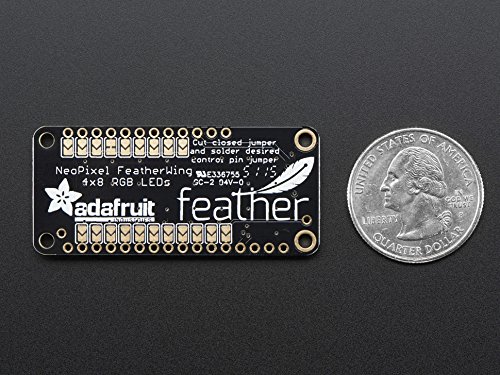 NeoPixel FeatherWing - 4x8 RGB LED Add-on for All Feather Boards