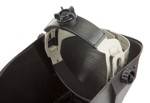 Forney 55672 Welding Helmet, Bandit III Flip Front, Shade-10,Black, Medium