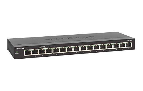 Netgear 16-Port GB UNMANAGED Switch, GS316-100PES