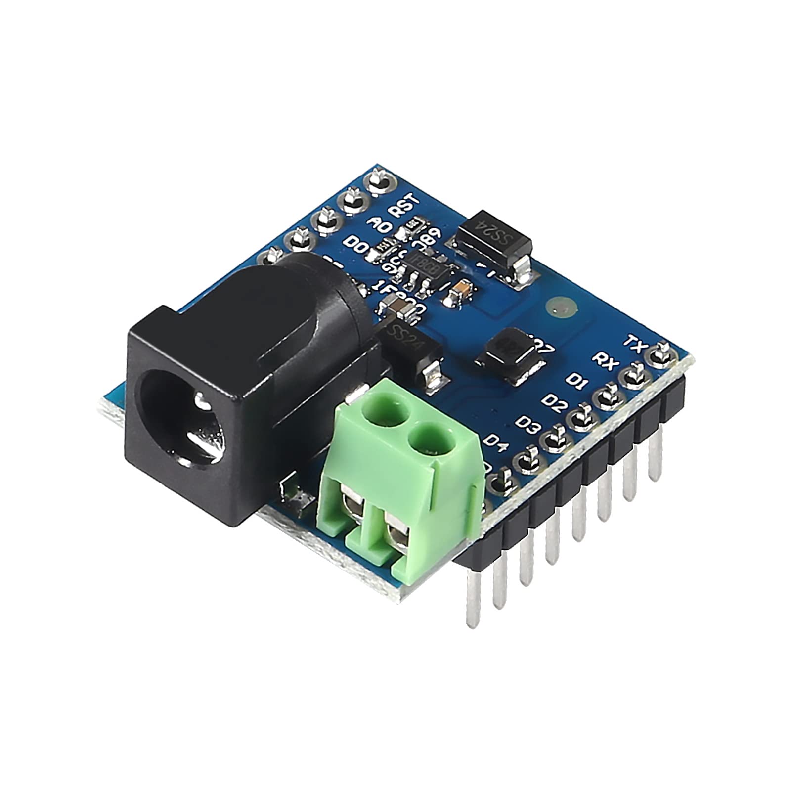 Alinan 4pcs 7-24V DC Power Shield V1.1.0 for WEMOS D1 Mini Development Board DC Power Supply Screen Module