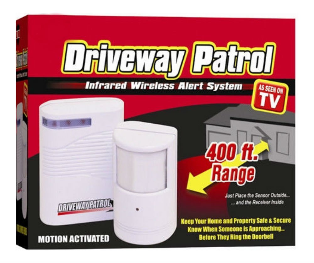 Driveway Patrol Garage Motion Sensor Alarm Infrared Wireless Alert Secure System