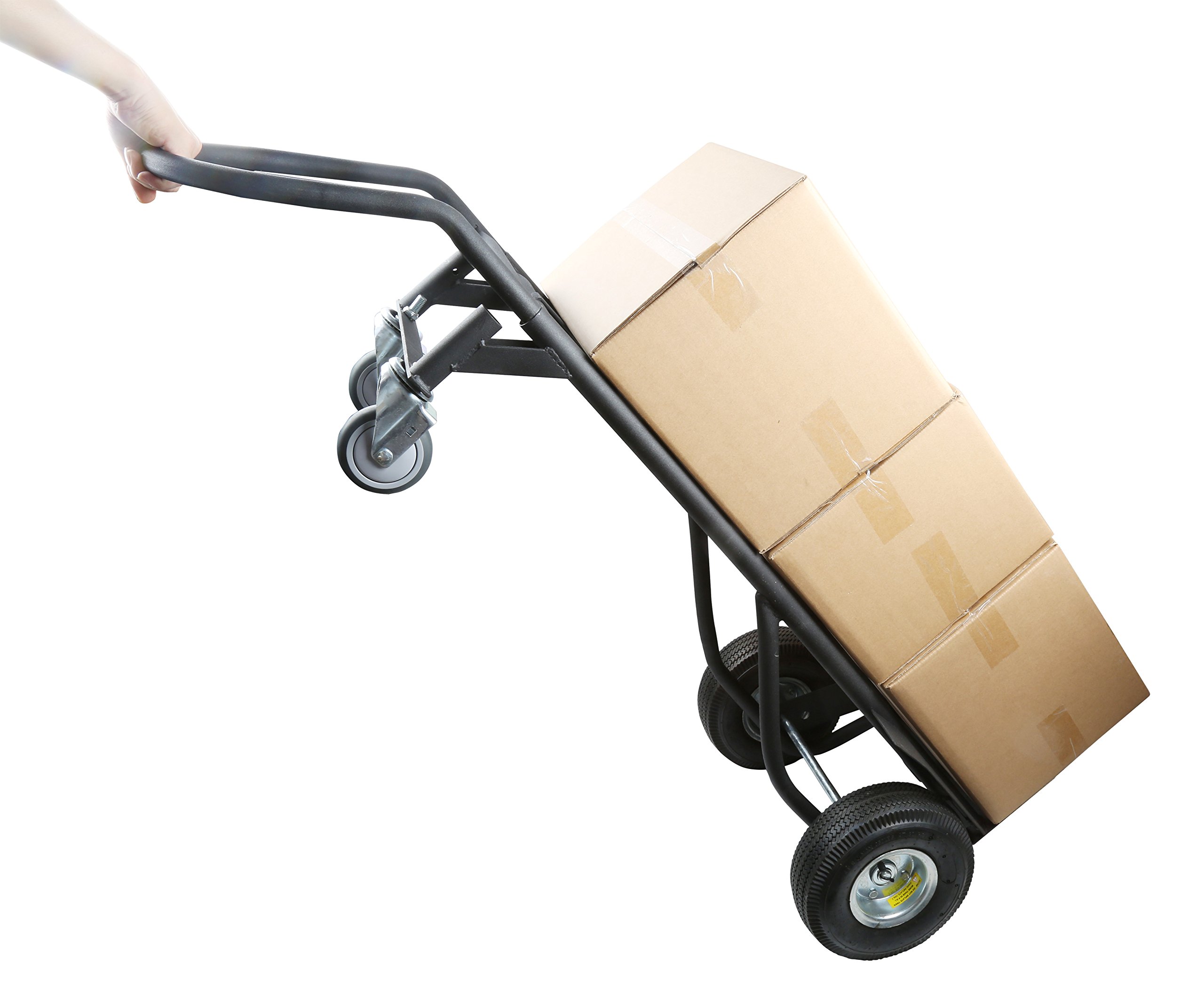Pack-N-Roll 83-294-917 2-In-1 Hand Truck Dolly , Black