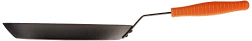 Lodge Manufacturing Company CRS12HH61 Carbon Steel Skillet, 12", Black/Orange