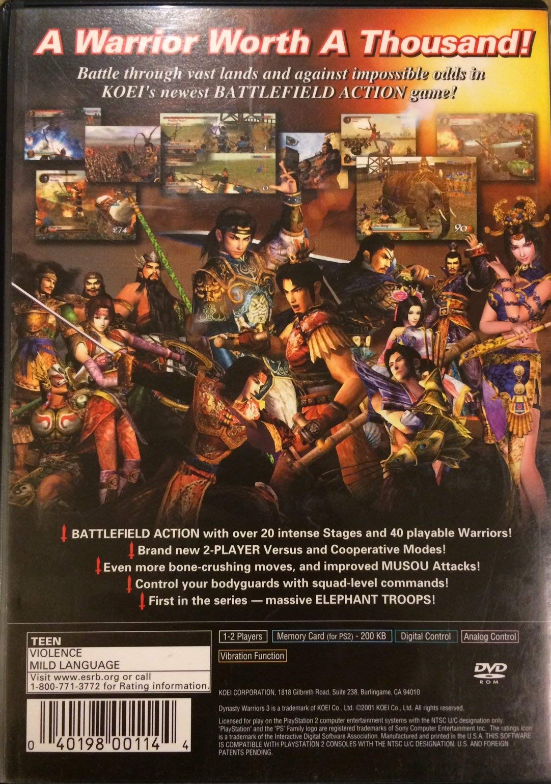 Dynasty Warriors 3 (Renewed)