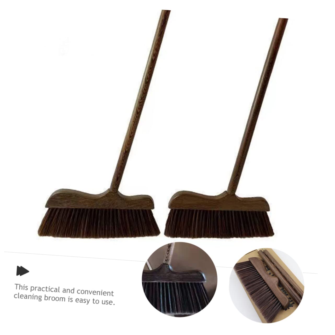 Alipis Sweeping Broom Room Cleaning Broom Broom Office Furniture Sweeper Wooden Home Broom Office Home Kitchen Broom