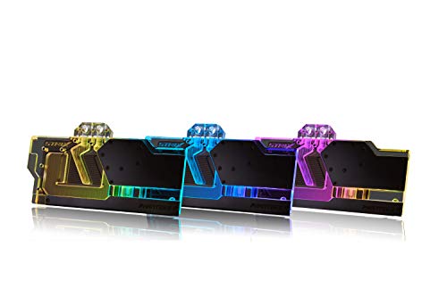 Phanteks (PH-GB2080TiAS_CR01) Glacier G2080Ti Strix GPU Full Waterblock for Asus ROG Strix RTX 2080/2080Ti - Nickel-Plated, Acrylic, Addressable RGB, Mirror Chrome