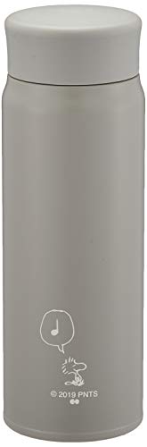 Peanuts Snoopy PD-2911 Stainless Steel Bottle, Gray, Gray