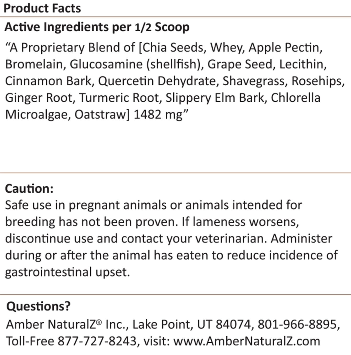 Amber NaturalZ Carticil Plus Herbal Supplement for Dogs | Multi System Support is a Blend for Digestive, Respiratory, and Cardiovascular Health | 60-Day Medium Dog Supply | Manufactured in The USA
