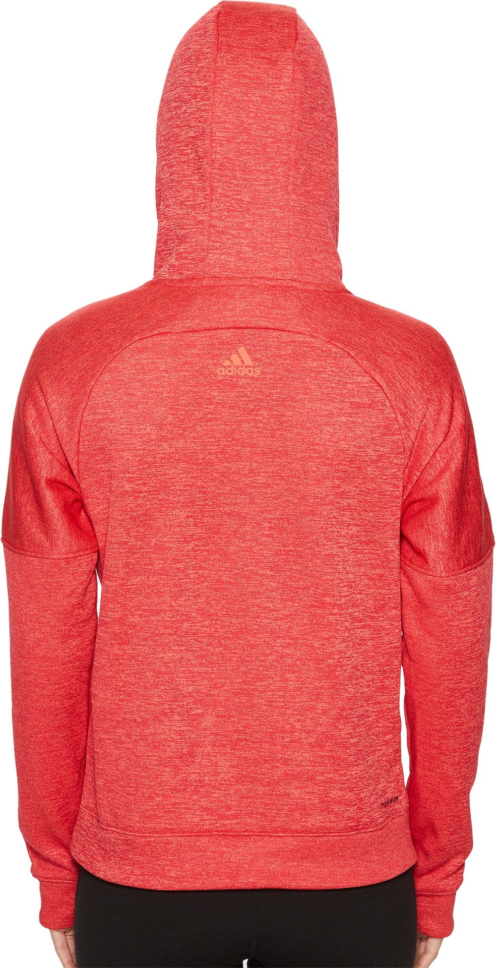 adidas Women's Team Issue Fleece Pullover Logo Hoodie, Mystery Ink Mélange/Noble Ink Mélange/Mystery Ink, Medium