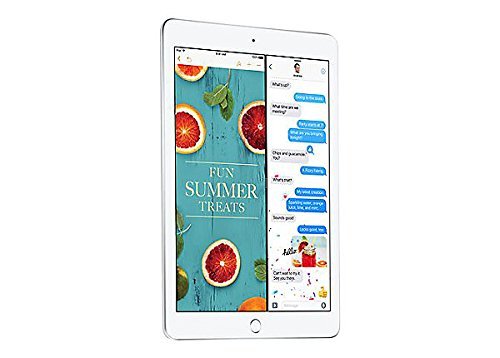 Apple iPad with WiFi, 32GB, Silver (2017 Model) (Renewed)