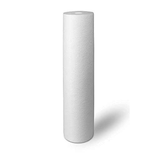 Big Sediment Replacement Water Filters 1 Micron 4.5"x 20" Cartridges by Ronaqua WELL-MATCHED with 155358-43, 2PP20BB1M, AP810-2, FPMB-BB5-20, FP25B, P5-20BB, SDC-45-2005 (2 Pack, 20")