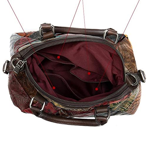 Eysee Shoulder Bags, Women Pouch Multicolor, Cowhide Leather Cossbody Bags