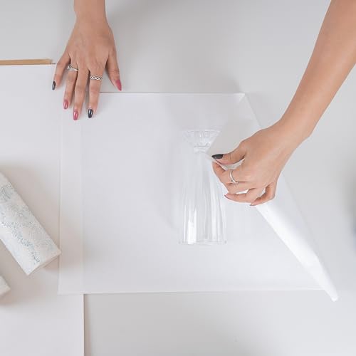 White Tissue Paper Bulk | White Tissue Paper for Gift Bags | 20 X 30 Inch - 100 Sheets | Acid Free Tissue Paper for Packaging, Wrapping Paper, Packing Tissue Paper for Moving, Crafts, Wedding Decor