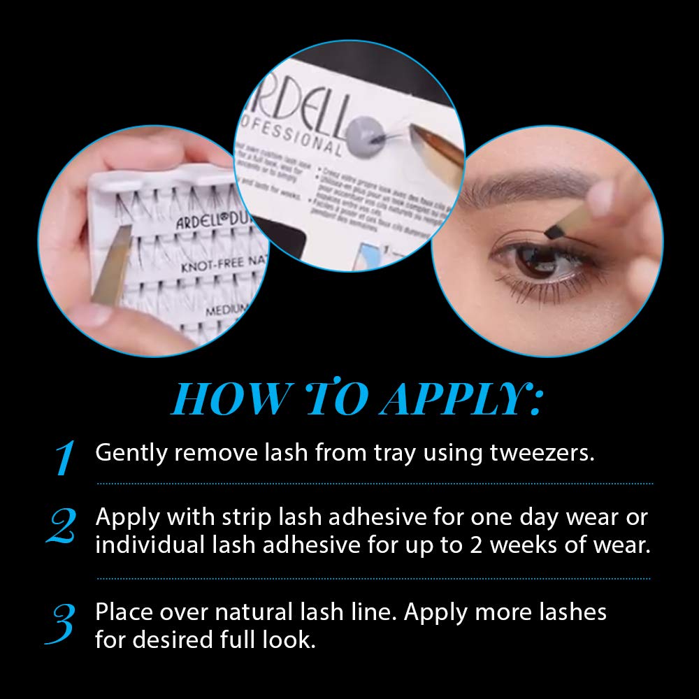 Ardell Individuals False Eye Lashes Short Black 4 Pack