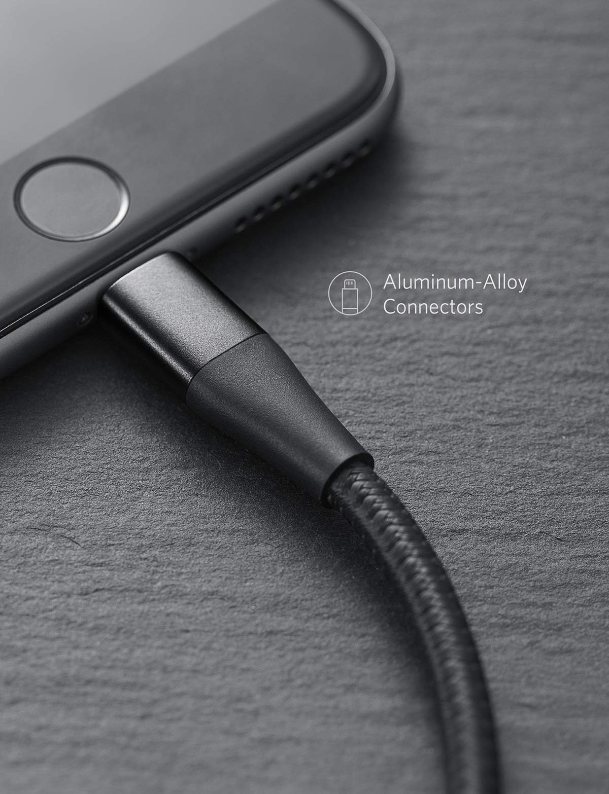 Anker Powerline+ II Lightning Cable 3-Pack (3ft, 6ft, 10ft), MFi Certified for Flawless Compatibility with iPhone 11/11 Pro / 11 Pro Max/Xs/XS Max/XR/X / 8/8 Plus / 7 and More (Black)