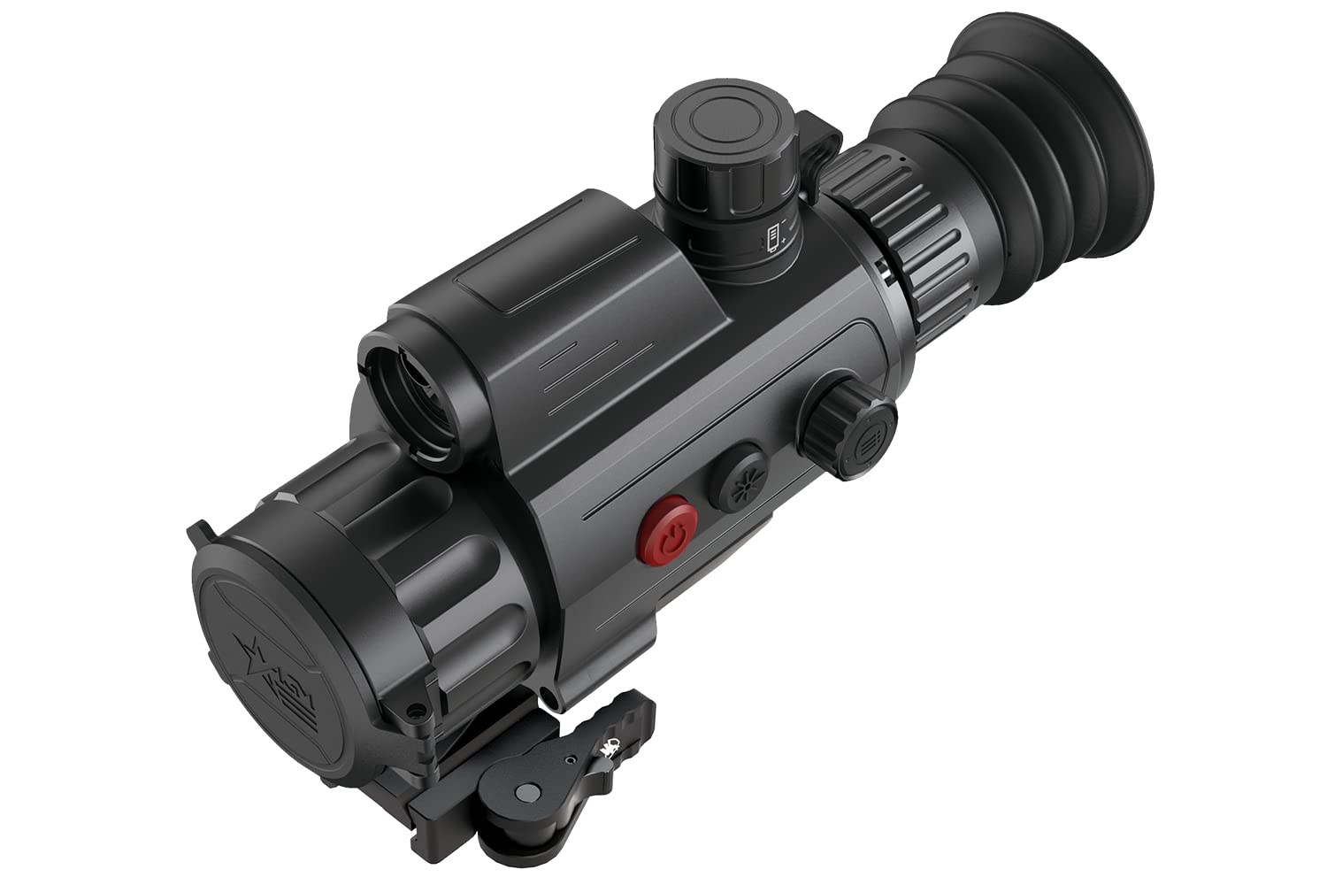 AGM Global Vision Varmint LRF TS35-384 Thermal Rifle Scope with Laser Rangefinder High Sensitivity 12um Thermal Scope 384x288 (50 Hz) 35 mm Lens Thermal Riflescope with Laser Range Finder, Wi-Fi, 16GB