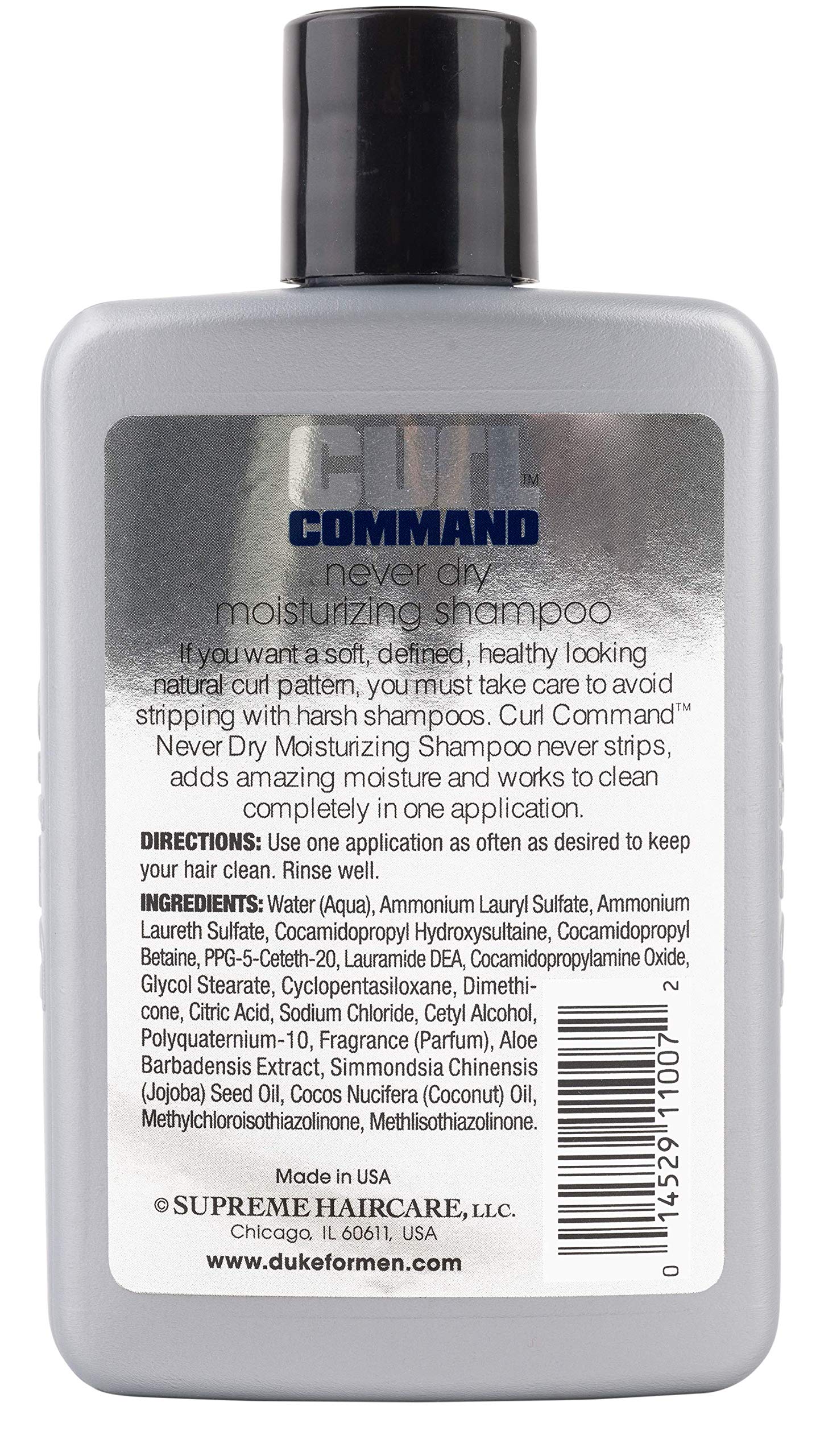 Duke Curl Command Moisturizing Shampoo