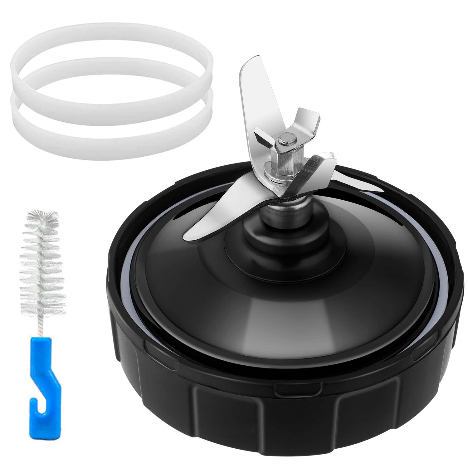 7 Fins Blender Replacement Parts for Ninja Pro Extractor Blade Compatible with Nutri Ninja Auto-iQ BL487T BL486CO BL494 BL687CO Juicer Accessories