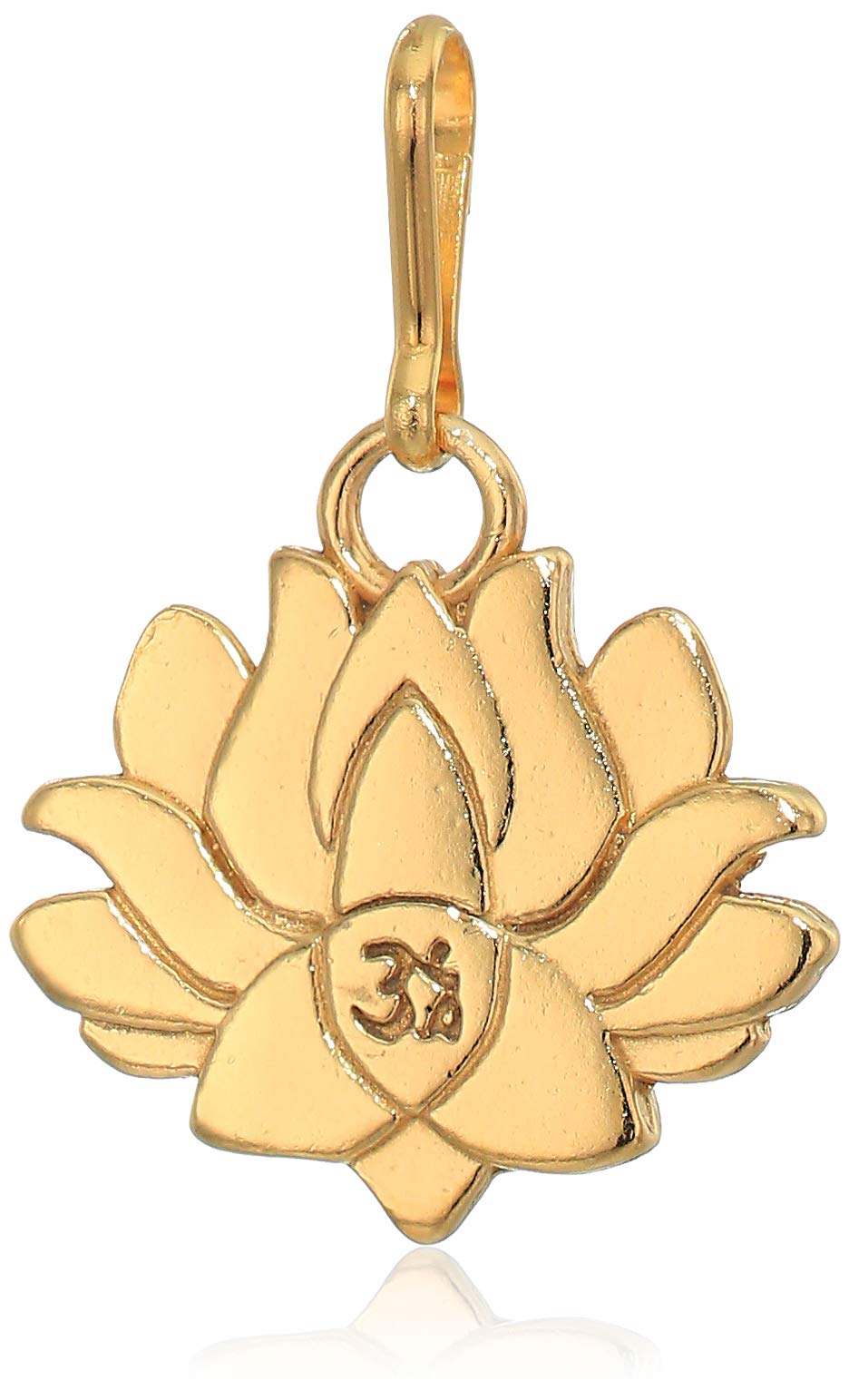 Alex and Ani Women's Lotus Peace Petals Charm 14kt Gold Plated, Expandable