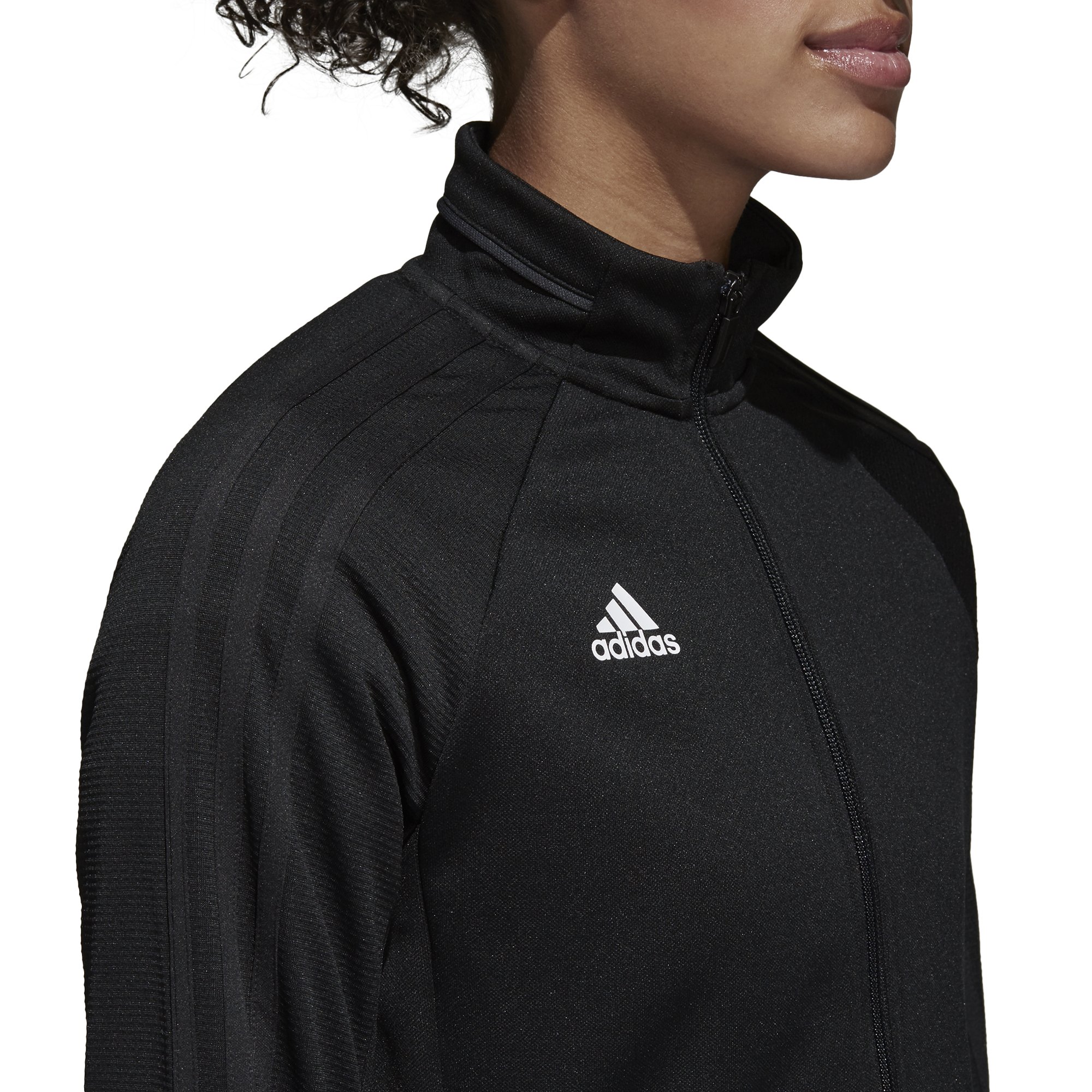 adidas Womens Tiro 17 Training Jacket Black/White L