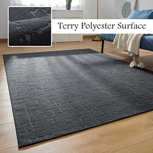 Area Rug-5x7 Rug for Living Room Contemporary Durable Carpet-Washable Rug Suitable for Living Room Bedroom Dinning Room Laundry Room Study Room