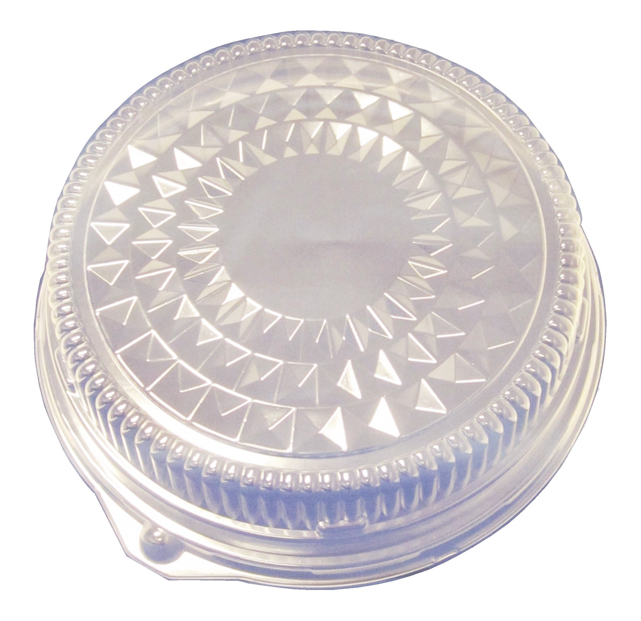 Durable Packaging Plastic Dome Lid for Round Disposable Pan, 12" (Pack of 25)