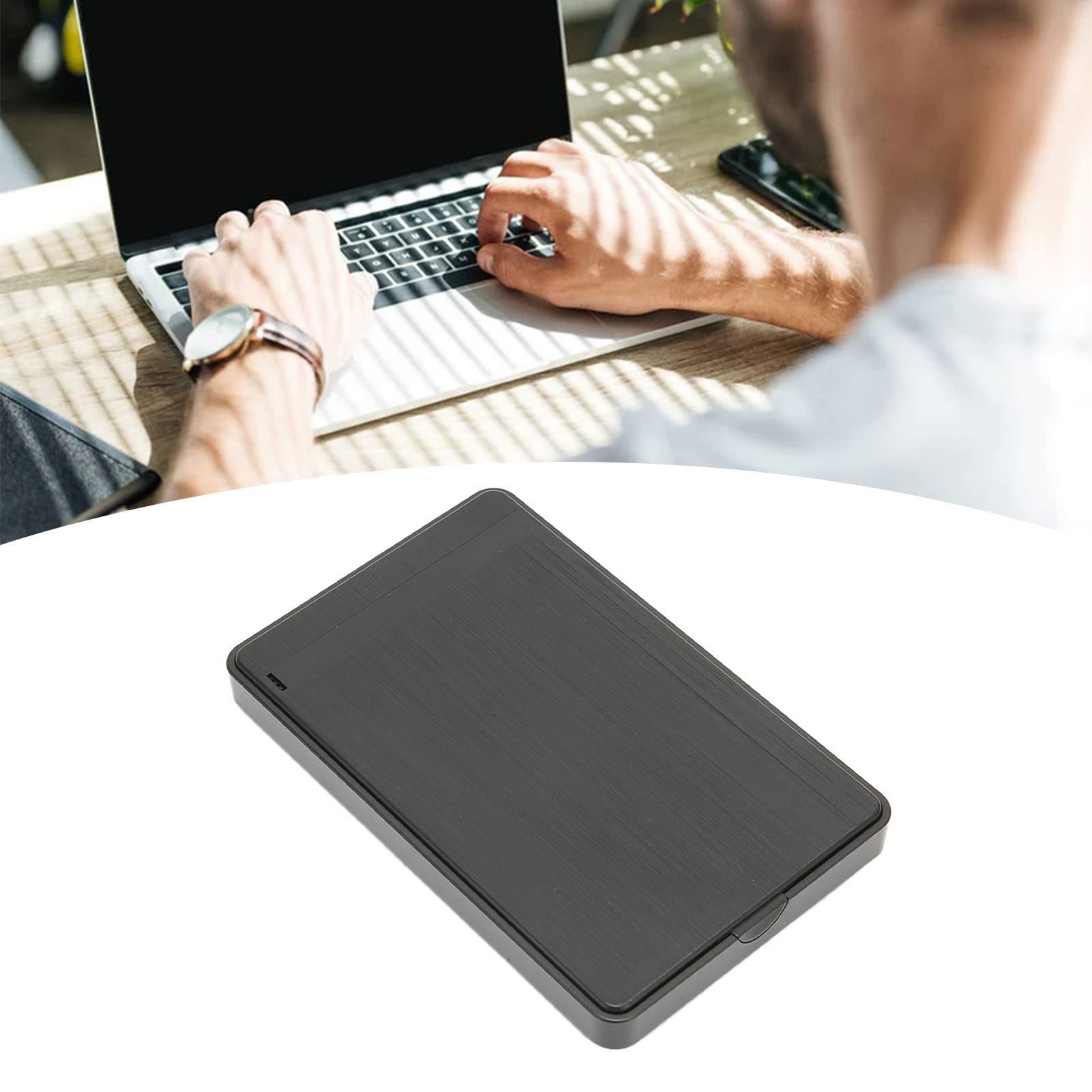 Acogedor USB 3.0 Hard Drive Enclosure, 2.5 inch Mechanical SSD Solid State SATA Serial Port External Mobile Hard Disk Box, Support Up to 6TB, Transmission Speed 5Gbps(SL U25Q83.0M)