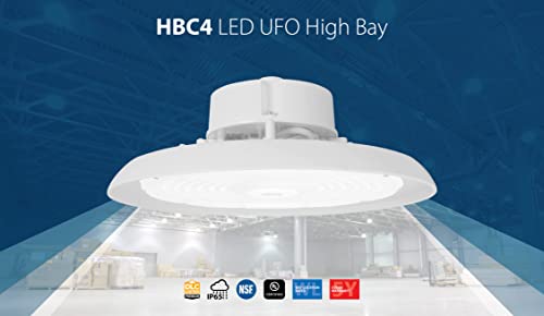 HBC4 240W White LED UFO High Bay in 5000K