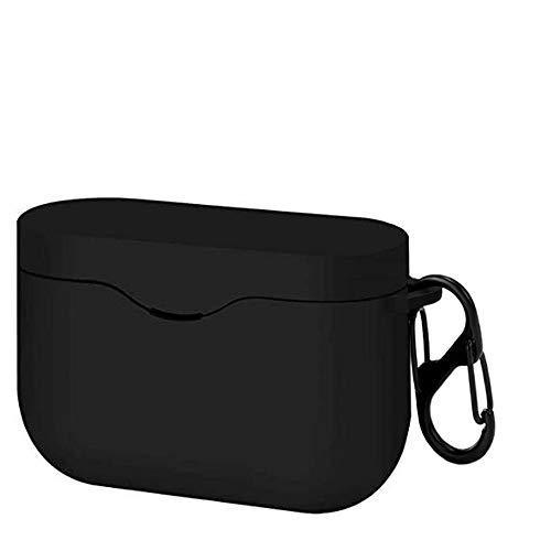 Ankersaila Case Compatible with Sony WF-1000XM3,Shock Drop Proof Soft Silicone Protections Case Cover (Black)