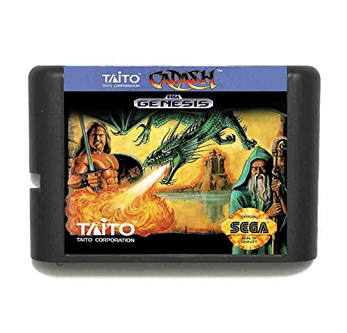 DeVoNe Cadash Game Cartridge 16 Bit MD Game Card With Retail Box For Sega Mega Drive For Genesis (Black)
