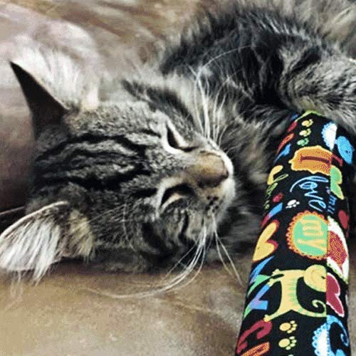 Kitty Kick Stix 11" Catnip Kicker Toys - Set of 2 Cat Kickers, The Original Made in USA